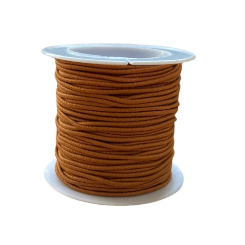 Elastic Brown | Round Elastic 1mm | 1 Roll